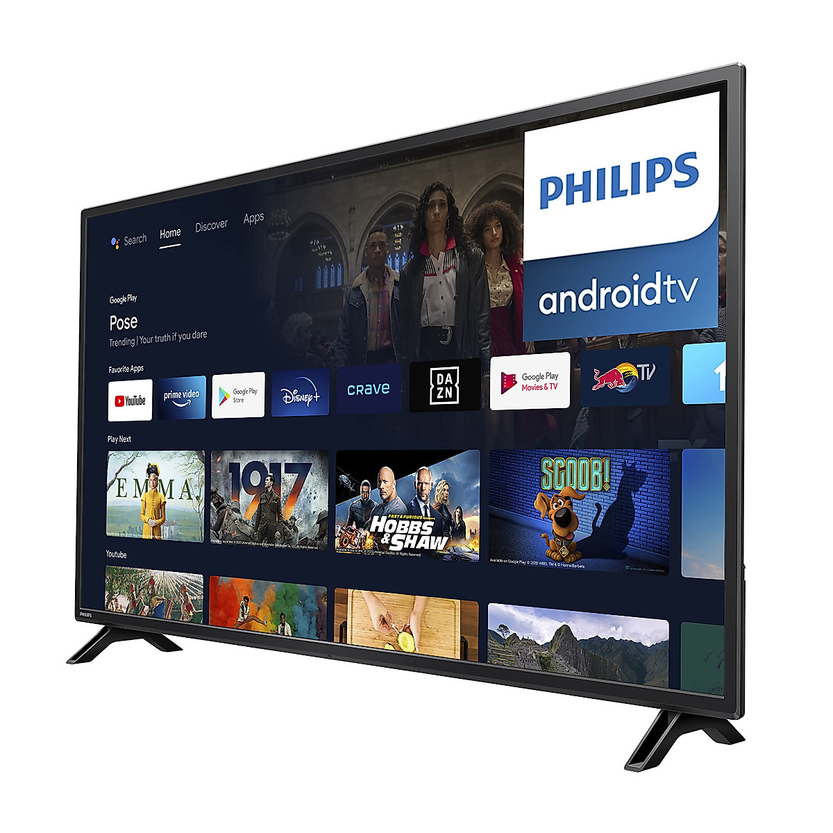 PHILIPS 50" Class 4K Ultra HD Android Smart LED TV with Google Assistant 50PFL5766/F6