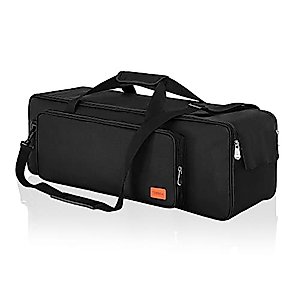 TORIBIO 25" Tripod Case Bag, Waterproof Lightweight Multifunctional Tripod Carrying Case with Shoulder Strap for Lights, Speakers, Cameras, Booms, Microphone Stands