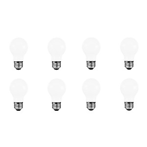 SYLVANIA Reduced Eye Strain A19 LED Light Bulb, 60W = 8W, 13 Year, Dimmable, Frosted, 2700K, Soft White - 8 Pack