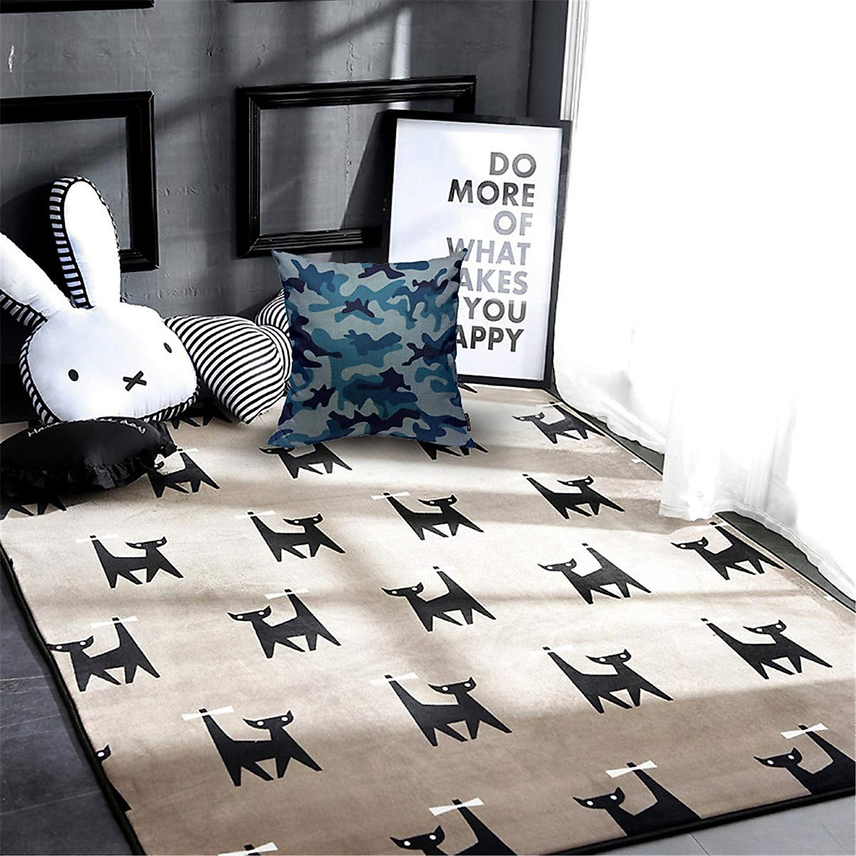 Mugod Blue Camouflage Throw Pillow Cover Sea Water Camouflage Seamless Pattern Decorative Square Pillow Case for Home Bedroom Living Room Cushion Cover 18x18 Inch