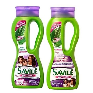 Savile Biotina Pulpa de Sabila y Keratina Shampoo/Acondicionador (Shampoo and Conditioner) by Savile