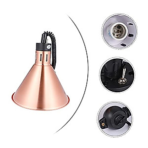 OKUMEYR 1pc Food Warmer Lamp Turtle Tank Heater Chandelier Lights French Fry Heat Lamp Heat Lamp Bulbs Hotel Food Light Kitchen Heat Lamps Portable Heaters Restaurant Heat Lamp Metal