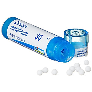 Boiron Zincum Metallicum 30C Homeopathic Medicine for Leg Cramps - 80 Pellets