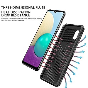 Compatible with Oppo Reno2 F Case,Built-in Kickstand Shockproof Protective Cover,Compatible with Oppo Reno2 F Case 2 in 1 Phone Case Cover HEI