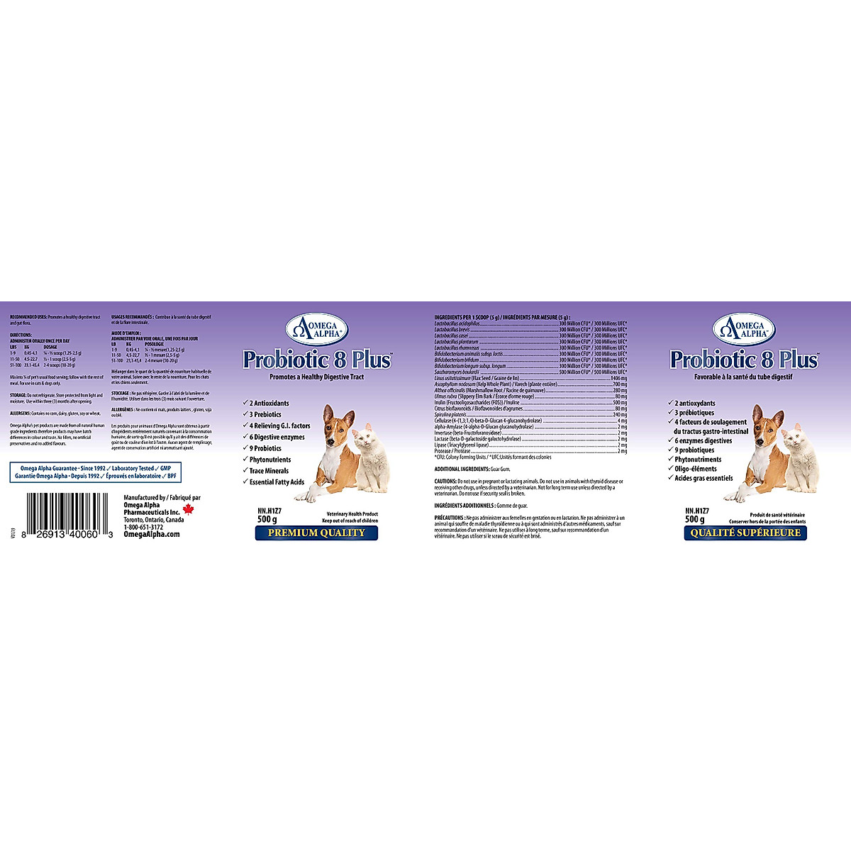 Probiotic 8 Plus 500g(1.1lbs.)