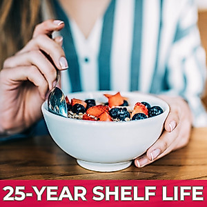 Nutristore Freeze Dried Blueberries | #10 Can Fruit | Perfect Healthy Snacks | Bulk Survival Emergency Food Storage Supply | Low Carb/Calorie Canned Camping/Backpacking Supplies | 25 Year Shelf Life