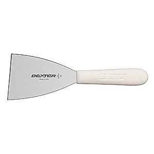 Dexter-Russell S293PCP Sani Safe Griddle Scraper 3” Stainless Steel Blade, White