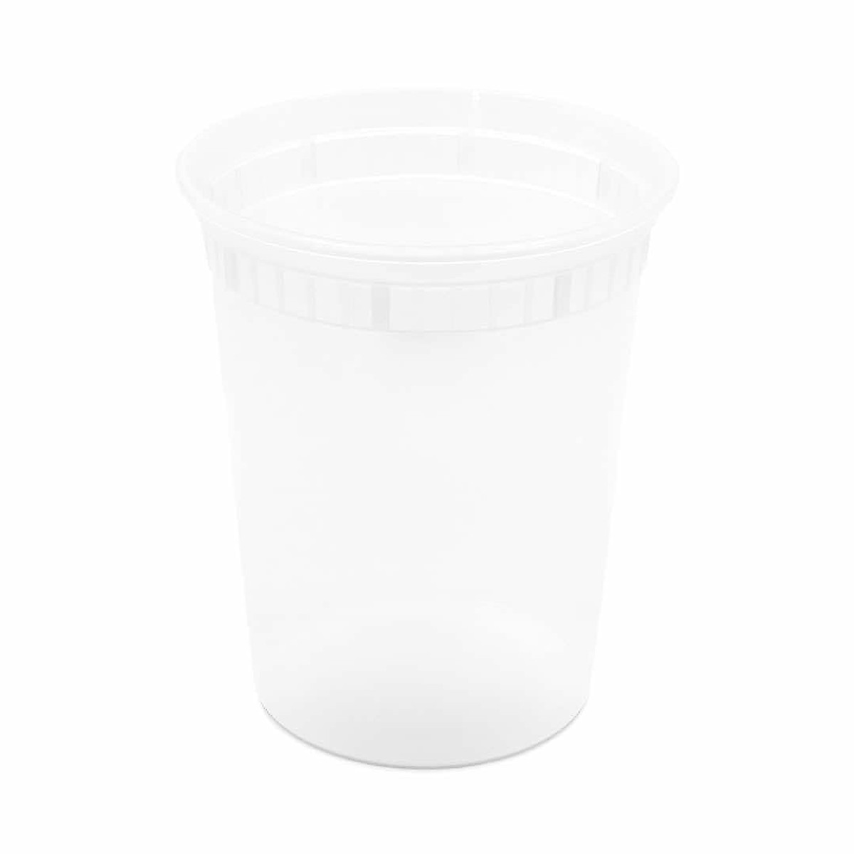 Plastic Deli Food Storage Containers with Airtight Lids(32oz - 24sets)