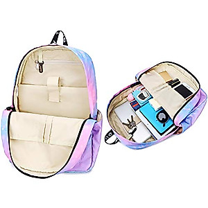 mygreen Galaxy Backpack for Girls, Boys, Kids, Teens, 14 inch Durable Book Bags for Elementary, Middle, Junior High School Students, A Gift That Gives Back Purple