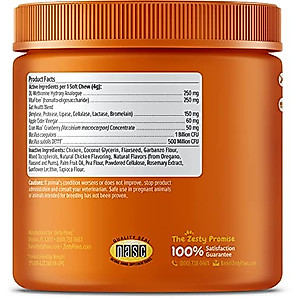 Zesty Paws Stay Green Bites for Dogs - Grass Burn Soft Chews for Lawn Spots Caused by Dog Urine - Cran-Max Cranberry for Urinary Tract & Bladder - with Apple Cider Vinegar + Digestive Enzymes - 90ct