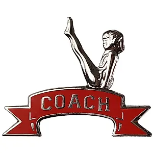Snowflake Designs Coach Gymnastics Pin - #1716