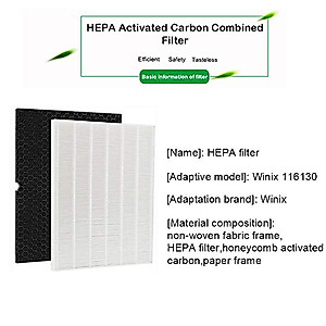 I clean Replacement Winix 5500-2 Filter, Compatible with Winix 116130 Replacement Filter H