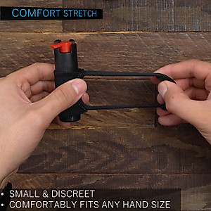 POLICE MAGNUM Pepper Spray Self Defense- Running Safety Gear- Made in The USA (2 Pack 1/2oz Joggers) (Black 2 Pack)