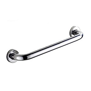 XHALERY Shower Aids,Safety Grab Rails,Bathroom Support Handle,Pure 304 Stainless Steel Bathtub Armrest,Bathtub,Toilet, Bathroom,Kitchen,Stairway Handrail (Color : Silver, Size : 30CM)