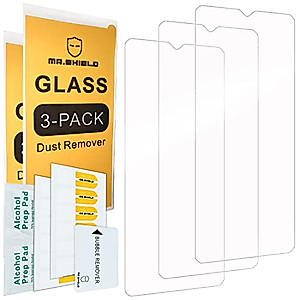 Mr.Shield [3-Pack] Designed For Samsung Galaxy A03s [Tempered Glass] [Japan Glass with 9H Hardness] Screen Protector with Lifetime Replacement