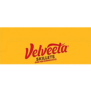 Velveeta Skillets Creamy Beef Stroganoff One Pan Dinner Kit with Cheese Sauce (Pasta & Seasonings, 11.6 oz Box)