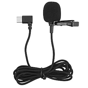 Type‑C Camera Microphone, Portable Tie‑Clip Microphone Fit for SJCAM SJ8 SJ9 SJ10 Action Camera Accessory
