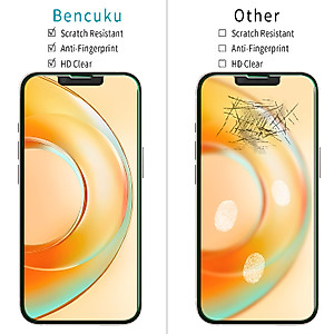 Bencuku (2 Pack) by HPTech Tempered Glass for iPhone 13 Pro Max 6.7-inch Screen Protector, 9H Hardness, Anti-Scratch, Bubble Free, Case Friendly