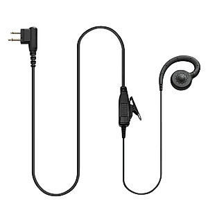 RLN6423 Earpiece Earloop Headset Replacement for PR400 RDU2020 CP200 CP185 RDV2020 RDV2080D RDV4100 RDV4160D RDV-5100 Radio