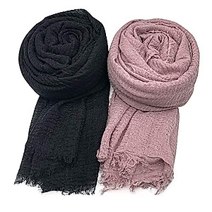 Women Scarf Shawl for All Season 3PCS Scarve Wrap Scarve E.