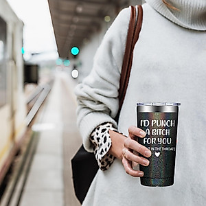 BIRGILT Best Friend Birthday Gifts for Women - Funny Friendship Christmas Gifts for Female Friends, Coworker, Sister, Bestie - 20oz Tumbler Cup