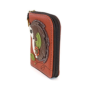 Chala Handbags Hegehog Zip-Around Wristlet Wallet - Hedgehog Collector