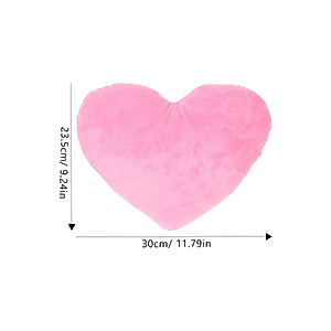 Plush Heart Pillow Cushion Heart Shaped Throw Pillow Decorative Pillow for Kids Friends Valentines Day Mothers Day for Room/Office/Sofa/Cars