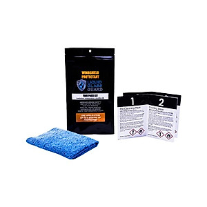 Liquid Glass Guard Rain Repellent and Windshield Protection - SiO2 Nano Technology (Two Pack-Year Treatment)