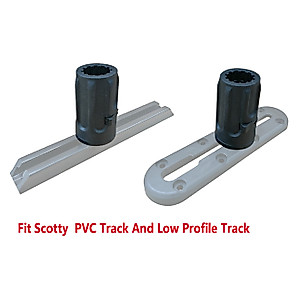 Brocraft Quick Release Track Rail Adapter/Track Gear Adapter/Kayak Track Mount