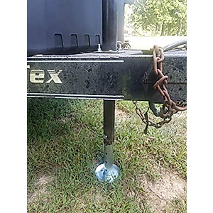 Red Hound Auto Jack Stand Drop Leg for 2 Inch Inner Diameter Jacks Foot Pad Insert Camper Trailer Extra Height - Read Full Description to Ensure Fitment