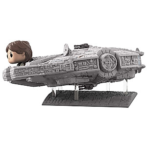Funko Pop! Deluxe: Star Wars - Millennium Falcon with Han Solo Vinyl Figure, (Amazon Exclusive)