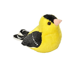 Wild Republic Audubon Birds Collection with Authentic Bird Sounds, Northern Cardinal, American Goldfinch, Chickadee, Bird Toys for Kids and Birders 3 Count (Pack of 1)