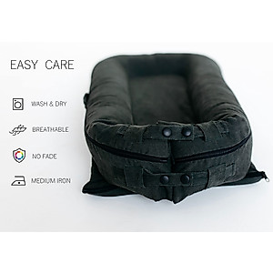 Lounger Cover by Sofia Amber – Cover ONLY for DockAToT and Sleepyhead Deluxe + Docks - Baby nest Sleep Pod Replacement Extra Cover - Emerald