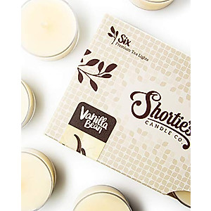 Vanilla Bean Premium Tealight Candles Multi Pack - 12 Beige Highly Scented Tea Lights - Beautiful Candlelight - Made in The USA - Bakery & Food Collection