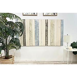 Barn Walls Solid Wood Headboard California King Size Farmhouse with Smooth Natural Wood Grain, Handcrafted Wall-Mounted Panel Head Board, Adjustable Height, Modern Farmhouse Bedroom, Built to Last