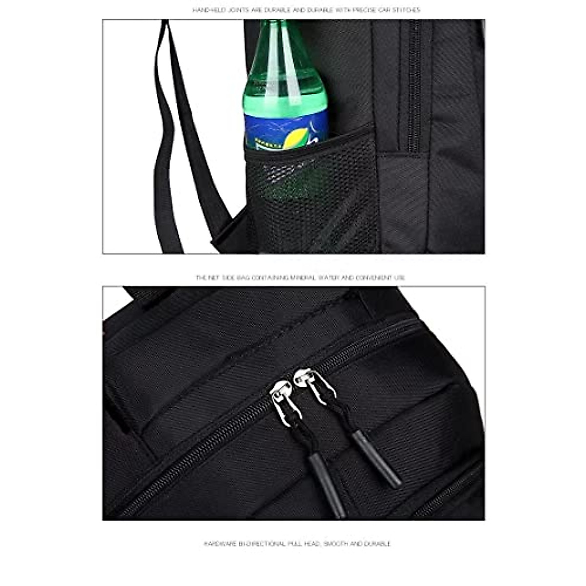 LUNAEM Travel Laptop Backpack for School Computer Bookbag for Men Women College Students Fits 15.6 Inch Laptop (White 1)