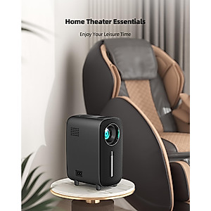Movie Projector Bluetooth WiFi Portable: Mini 4K Projectors Native 1080P Full HD 12000L Outdoor Video Wireless TV Home Theater Indoor Compatible with Phone Laptop PC TV Stick