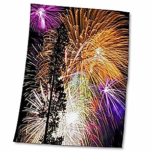 3dRose Colorado, Frisco, July 4th holiday fireworks - US06 BJA0099 - Jaynes. - Towels (twl-88848-2)