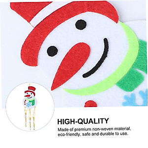 NOLITOY 4pcs wind chime Ornament animal manual indoor crafts outside toy Handbag Christmas DIY Bag hanging animal wind chime christmas tree suite christmas tree hanging ornament Materials