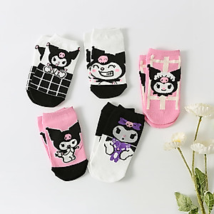 Anime Cosplay Socks Cartoon Cosplay 5pcs/Set Women Girls Socks Anime Merch (kuluomi Socks)¡­