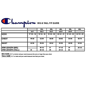 Champion Big and Tall Shirts for Men – 2 Pack Graphic Mens Big and Tall T-Shirts Black Red