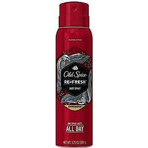 Old Spice Refresh Body Spray, Hawkridge 3.75 oz (Pack of 2)