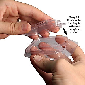 Bait Plate Insect Bait Stations by Rockwell Labs- 24 Stations by Rockwell