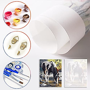 Rasugarlary Paint by Numbers for Adults Beginner, DIY Horse Paint by Numbers Kits on Canvas, Oil Painting Paintworks Acrylic Painting by Numbers Kits with for Home Decor Gift 15.7x19.6