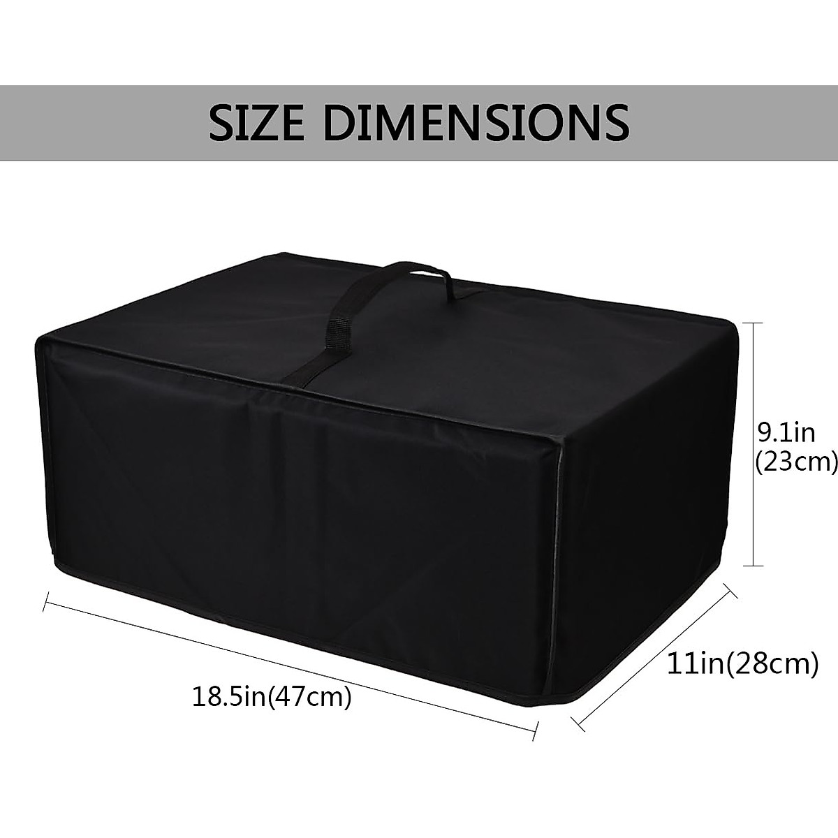 CouldyCasi Rice Cooker Cover, Heavy Duty Heat Resistant Waterproof Nylon Material, Rice Cooker Dust Protective Cover Case for KitchenAid Grain and Rice Cooker 8 Cup KGC3155BM