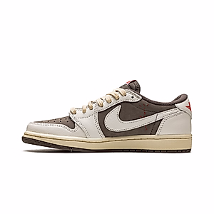 Jordan Mens Air Jordan 1 Low OG DM7866 162 Travis Scott - Reverse Mocha - Size 6.5