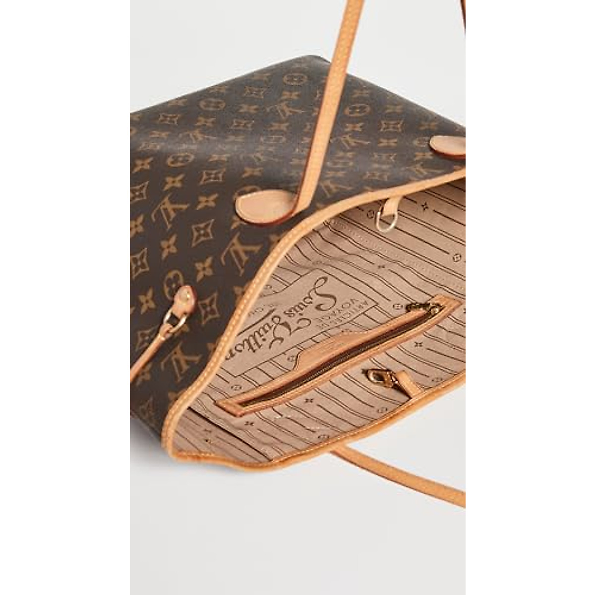 Louis Vuitton Women's Pre-Loved Neverfull Monogram Tote, Brown, One Size