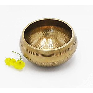 Tibetan Singing Bowl Set-For Meditation, Yoga, Sound Therapy, Spiritual Healing, Prayer, Mind and Body Relaxation (4.5")