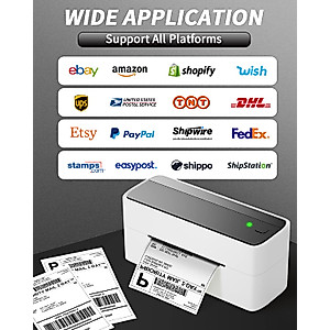 Phomemo Shipping Label Printer 4x6 High Speed Thermal Label Printer, Commercial Direct Barcode Printer, Support Windows & MAC System, Compatible with Amazon Ebay Etsy Shopify UPS USPS FedEx etc