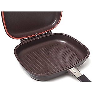 Happycall Double Grill Pan Korean Original Model JUMBO Size (BROWN)